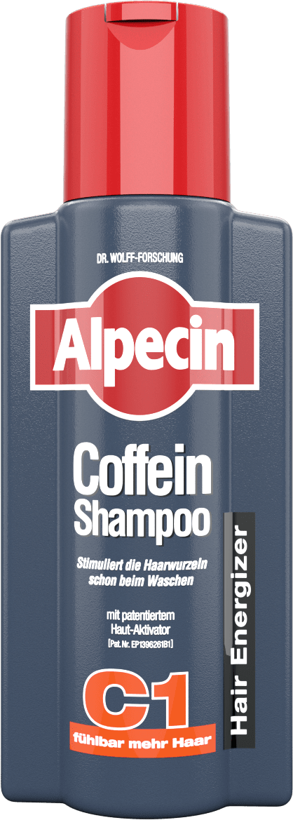 Haare länger behalten mit dem Coffein-Shampoo C1 | Alpecin